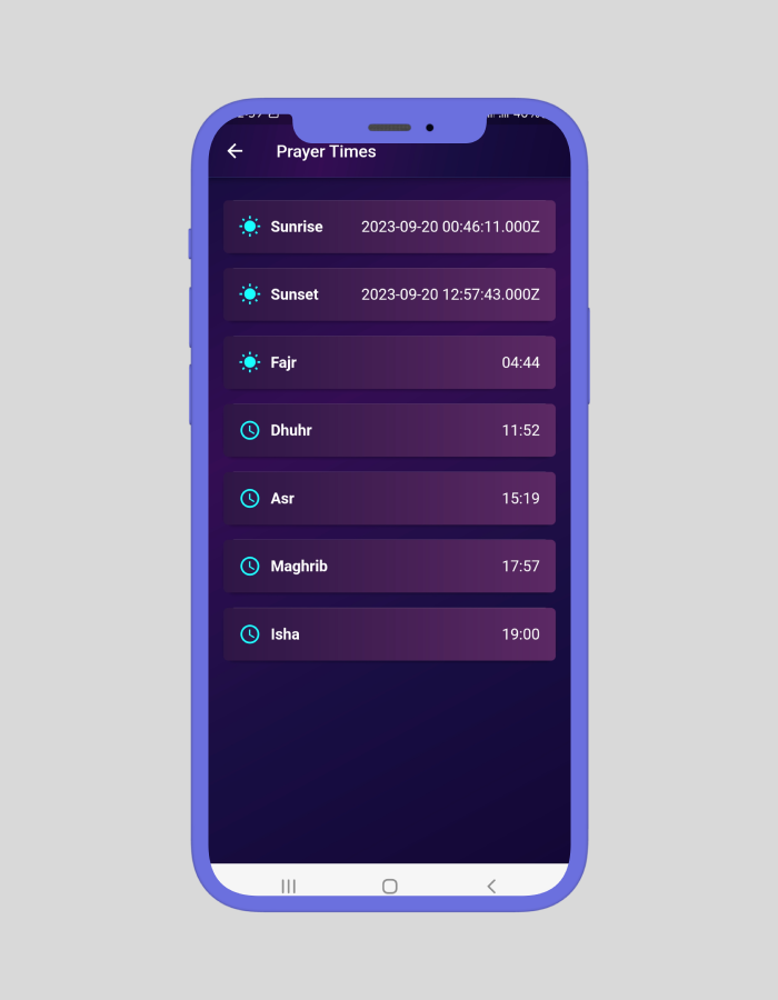 iSalah Islamic Flutter App | Donation System | Prayer Times by artificialsoft